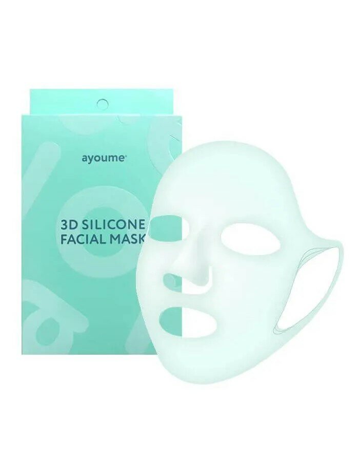 [AYOUME] 3D Многоразовая силиконовая маска-фиксатор 3D Silicone Facial Mask, 1шт