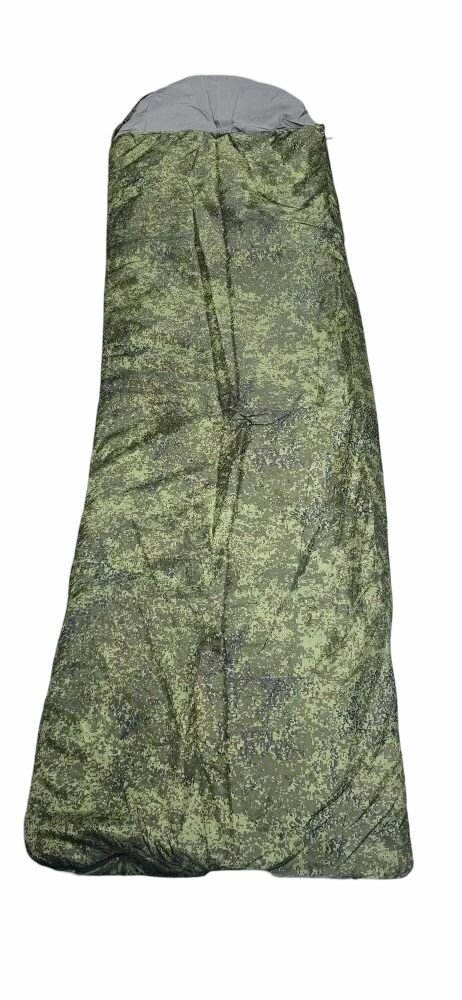 Спальный мешок-одеяло с подголовником, фирма Чайка, СП2, размер 200+35х75см, цвет: КМФ цифра