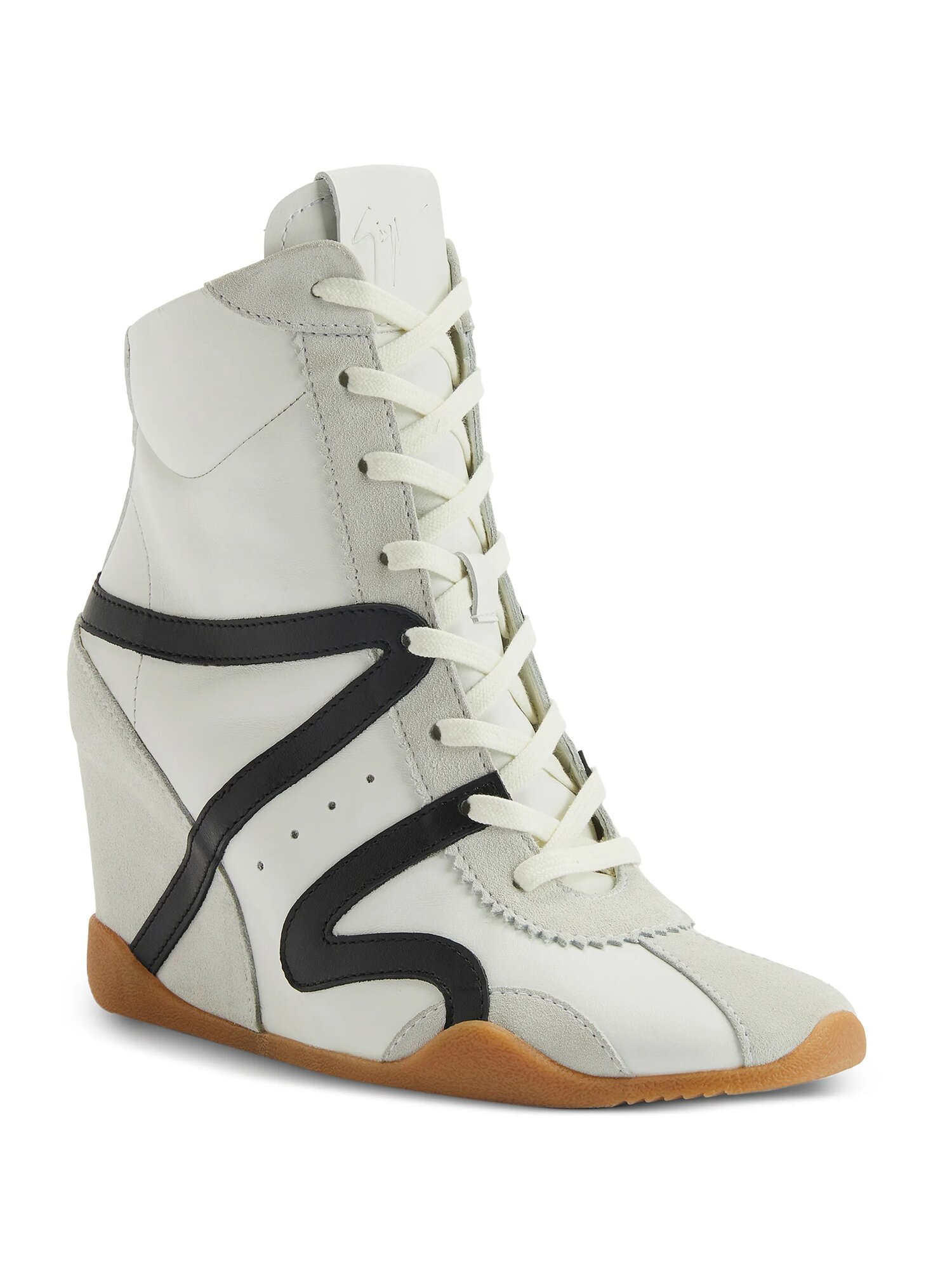 Кроссовки Giuseppe Zanotti Top Wedge, размер 42 EU, grey — фото 1