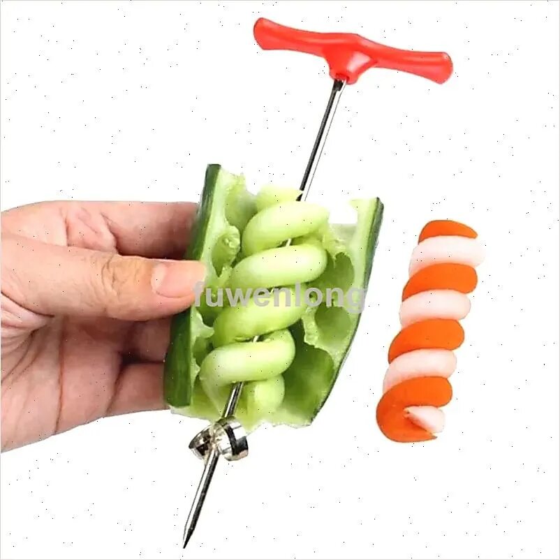 Многофункциональный Овощерезка для нарезки овощей спиралью, Картофельный Твистер, ручной инструмент с ручным приводом