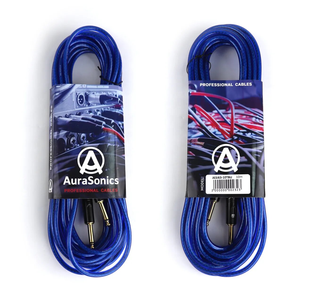 Инструментальный кабель AuraSonics J63J63-10TBU 10m