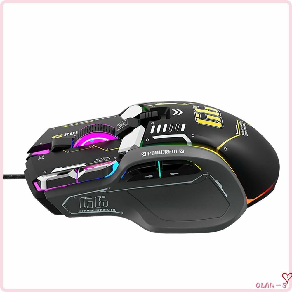 RGB Мышь, Эргономичный Дизайн, для Геймеров