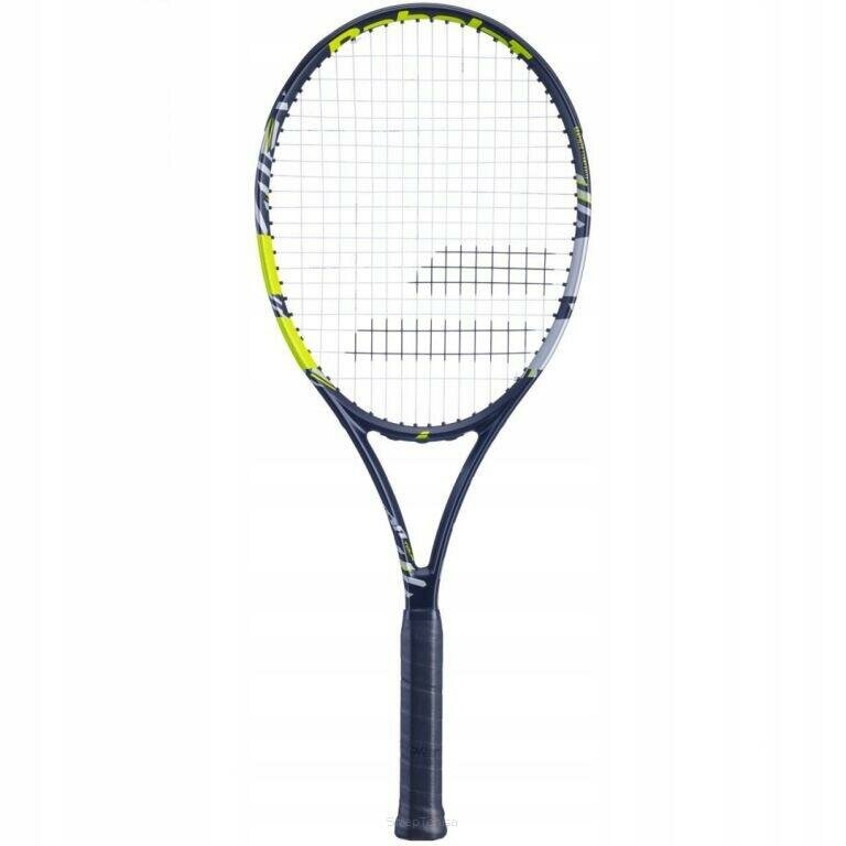 Decathlon Теннисная ракетка Babolat Pulsion Tour, размер: GRIP 1, цвет темно-серый/желтый