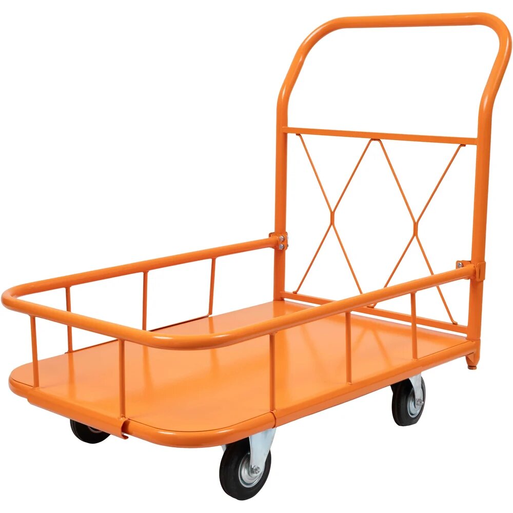 Тележка платформенная с бортиком 600x900 D125мм Gigant ТПБ-002