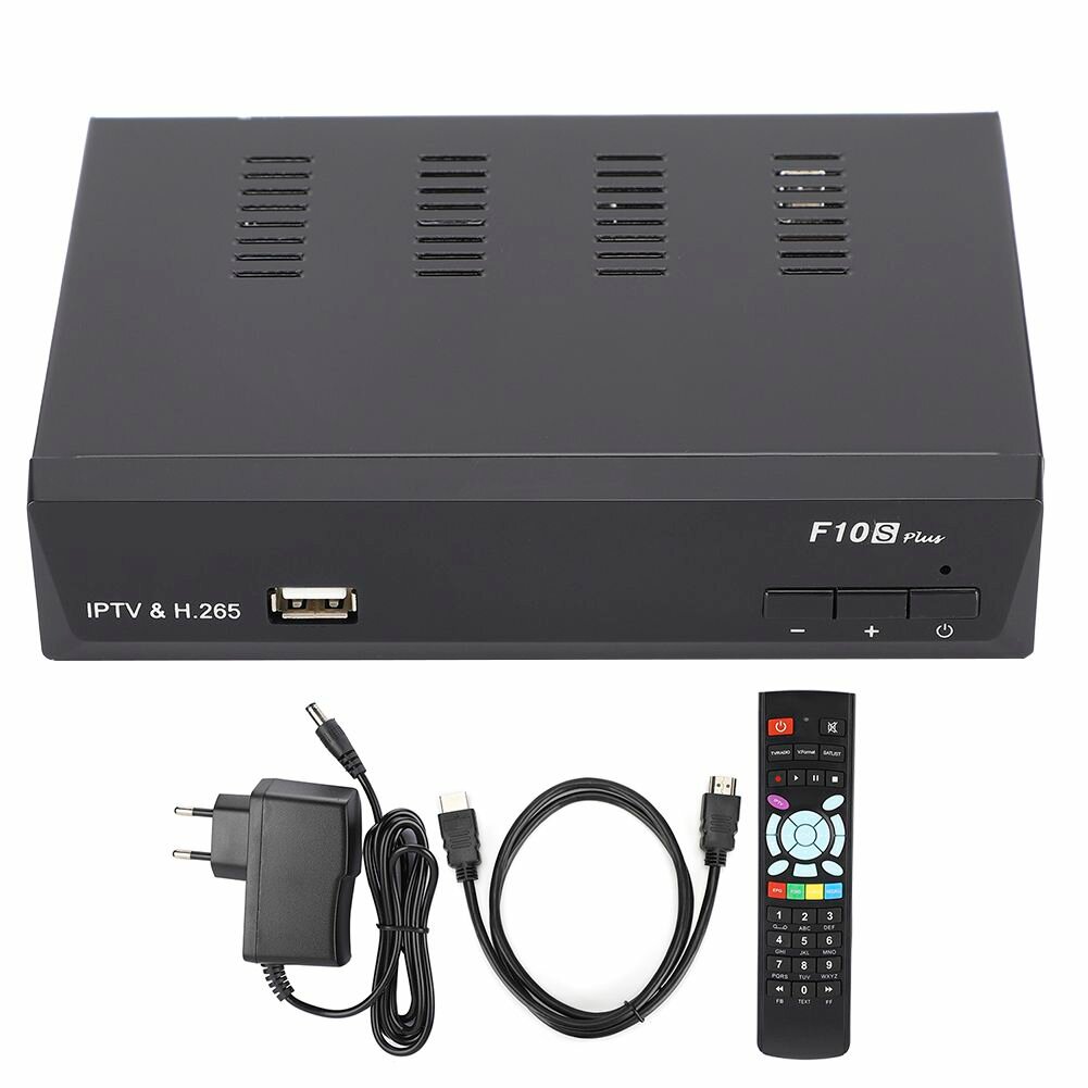 IBRAVEBOX F10S PLUS, H.265, IPTV, DVB-S2, POWERVU, BISS, телеприставка