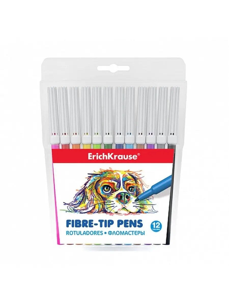 Фломастеры Easy Washable 12 цветов