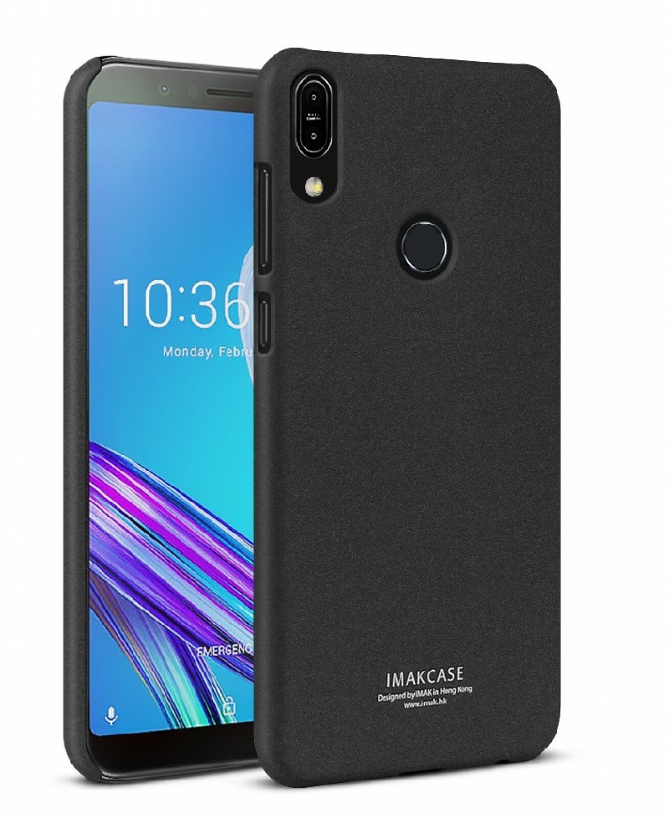 Панель-крышка Чехол. ру для Asus Zenfone Max Pro (ZB602KL/ZB601KL) из прочного силикона с матовым покрытием, черная