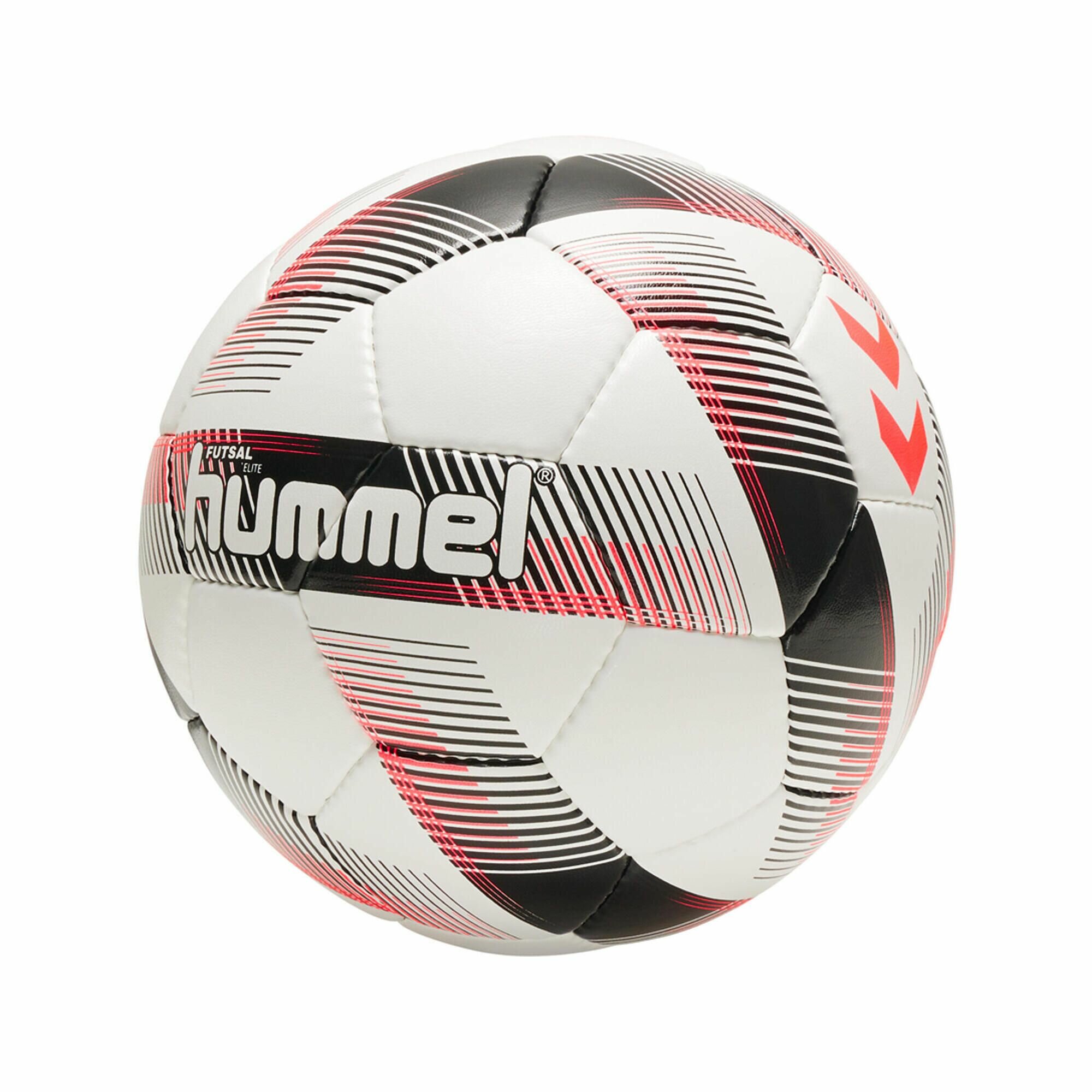 Мяч для футзала Hummel Futsal Elite, Decathlon, Цвет: Белый / Черный / Красный, Размер: 2