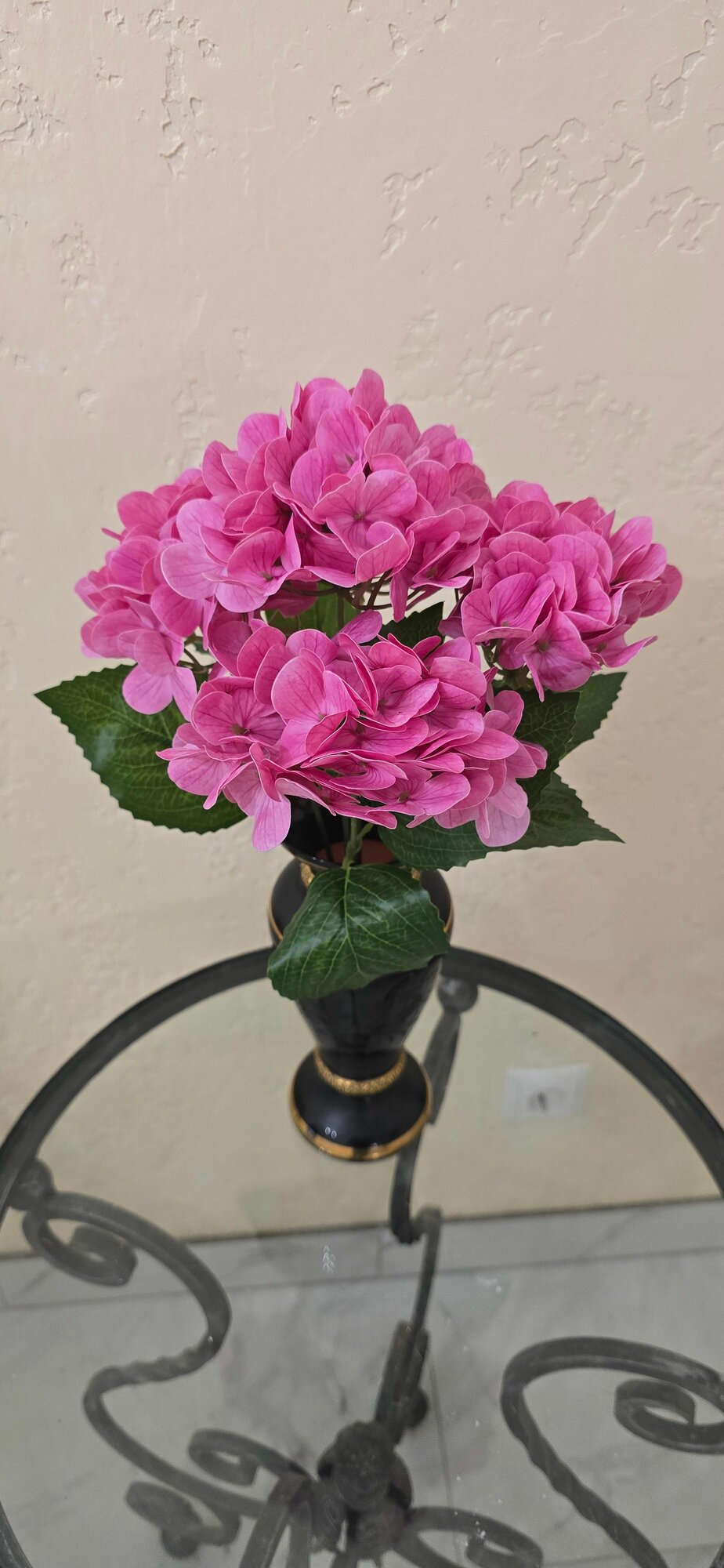 Искусственная гортензия "Holodilova", высота 43см, розовая, 1 шт./уп.