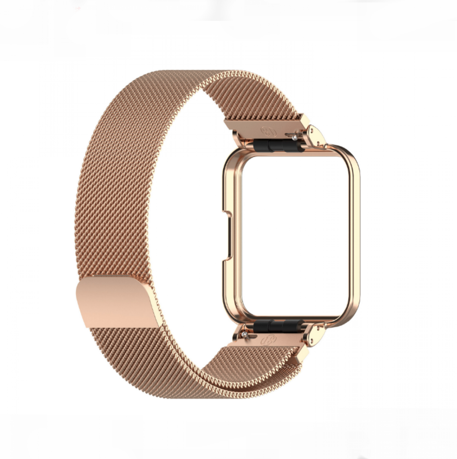 Миланский сменный плетёный ремешок MyPads Milanese для Xiaomi Redmi Watch 2 Lite с магнитным замком