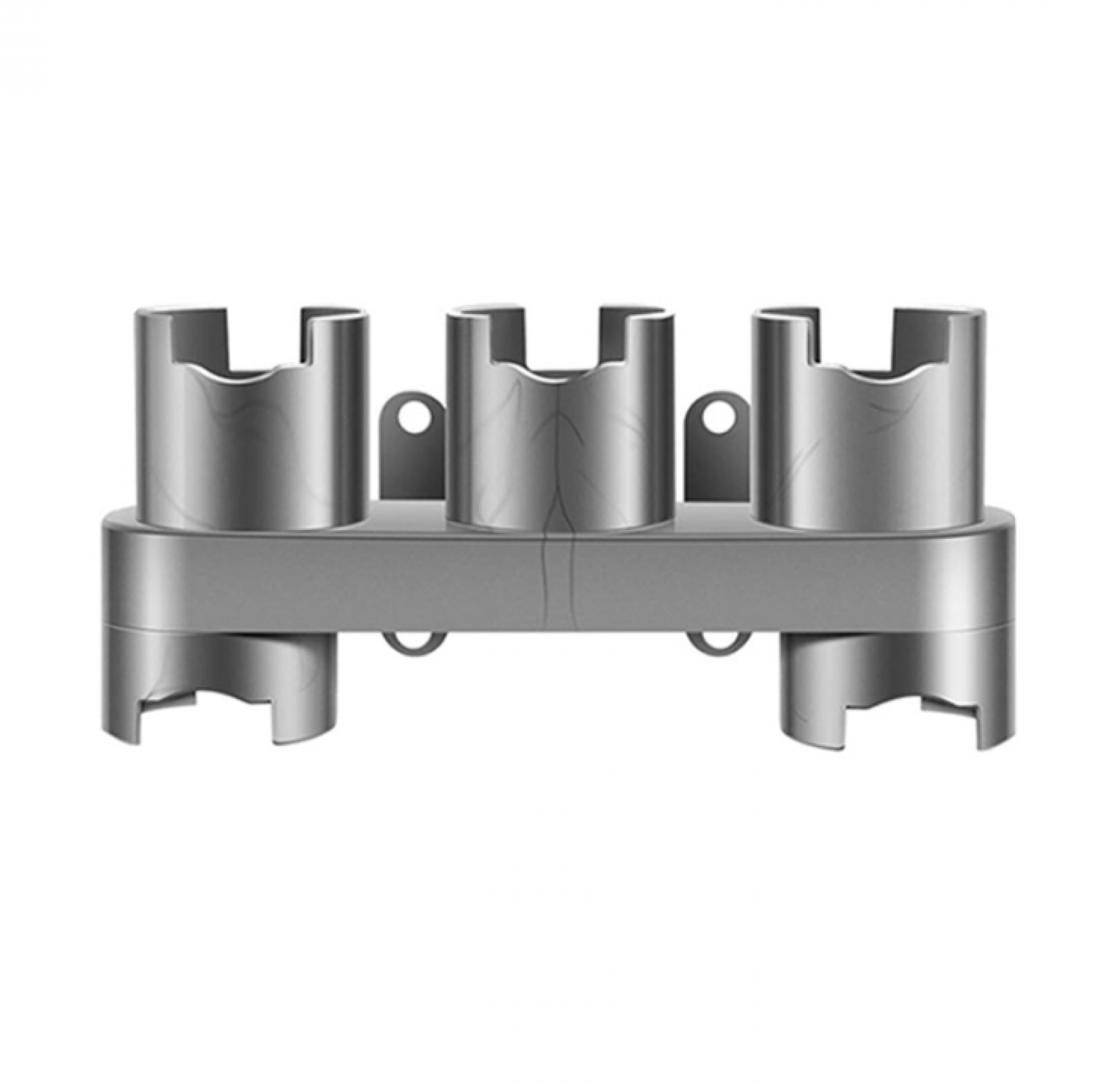 Держатель-крепление MyPads для насадок пылесоса Dyson V7 V8 V10 V11, 4 крепления, серый пластик