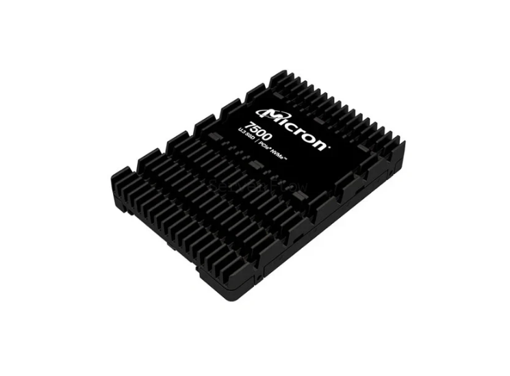 Накопитель SSD PCIE 6.4TB 7500 MAX MTFDKCC6T4TGQ-1BK1JABYY U.3 NVMe 7000/5900 3DWPD MICRON