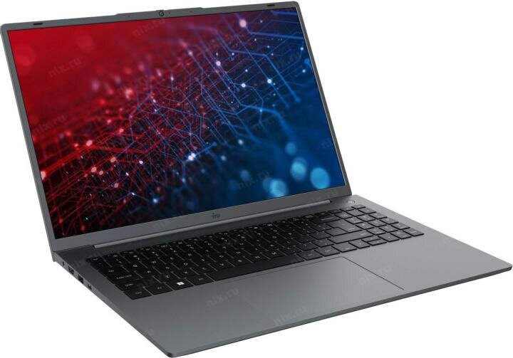 Ноутбук IRU Tactio 16ARB Ryzen 5 5500U 16Gb SSD512Gb Intel UHD Graphics 16" IPS FHD (1920x1080) Windows 11 Pro grey WiF — фото 1