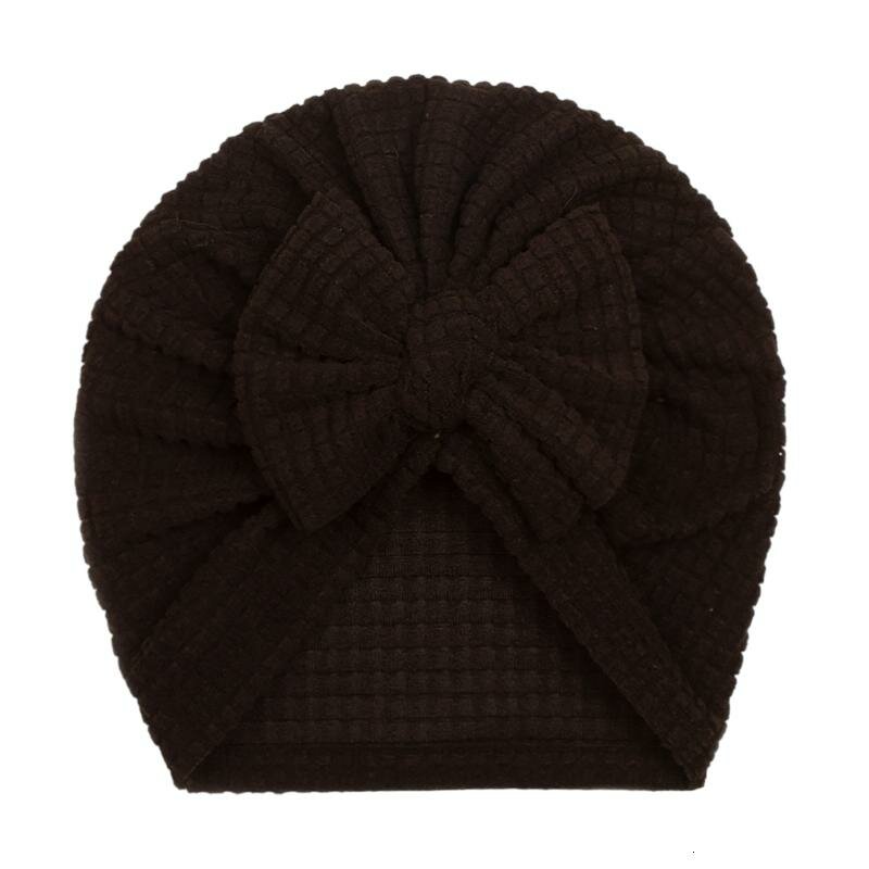 Детская шапочка-тюрбан для девочек, Черный