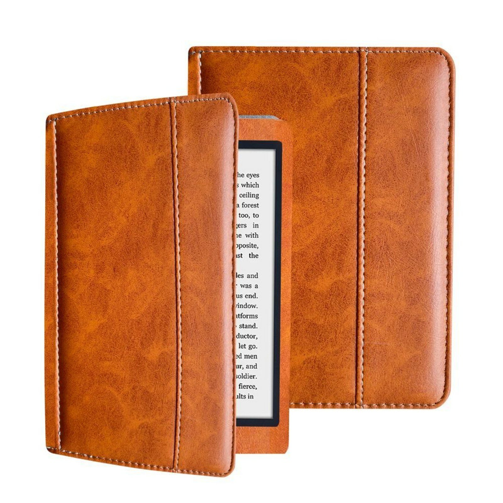 Чехол-книжка MyPads для электронной книги Kobo Glo HD 6,0 из искусственной кожи, коричневый