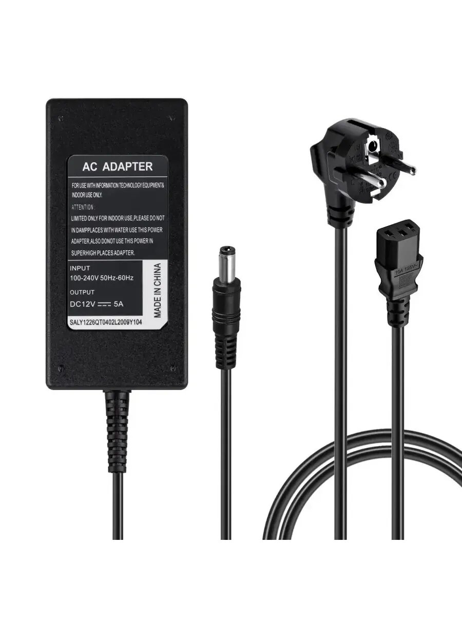 Надежный блок питания 12V 5A — безопасное питание устройств