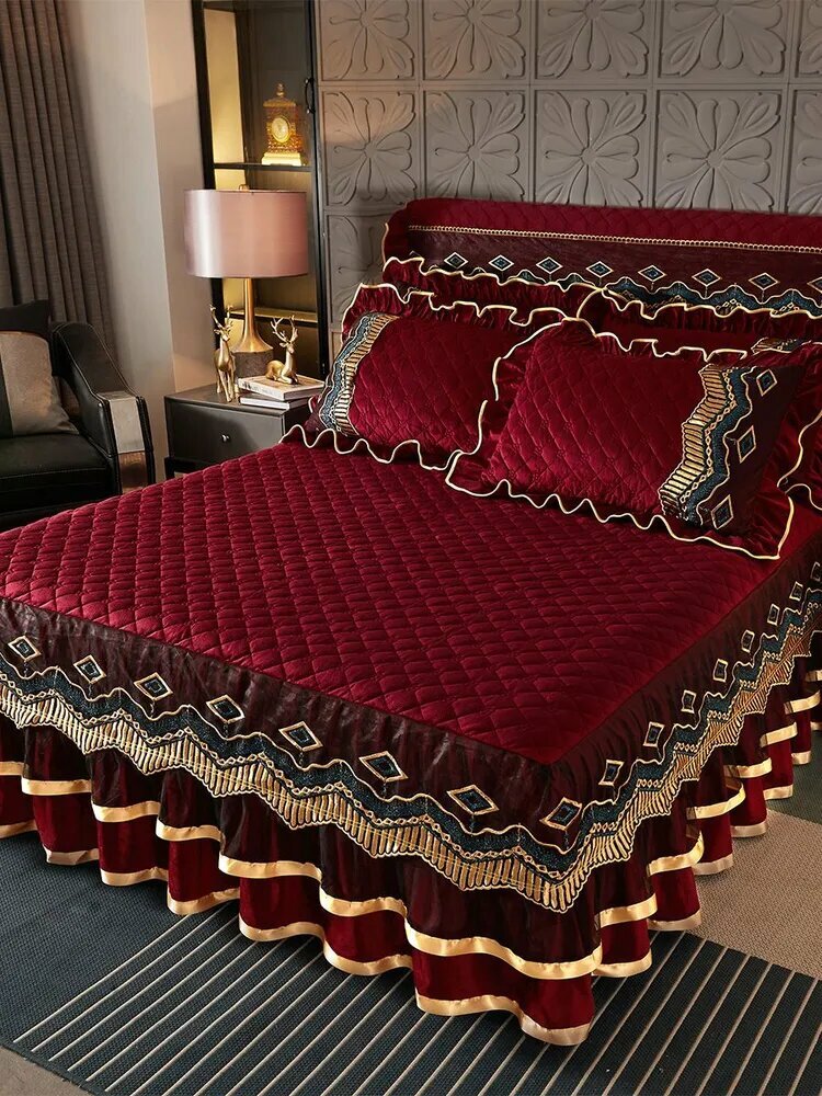 AiWinsure Покрывало velvet bedspreads, Бархат с размерами: 200 см х 160 см