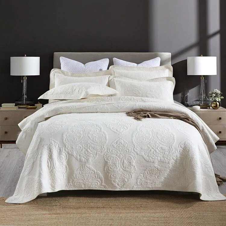 AiWinsure Покрывало patchwork quilts, Хлопок с размерами: 270 см х 250 см