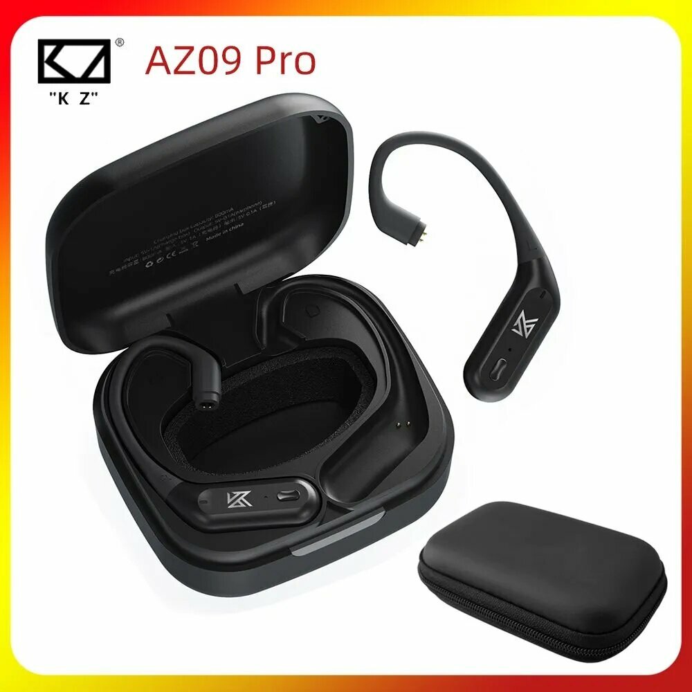 Коробка для хранения наушников FAAEAL с модулем Bluetooth KZ AZ09 Pro QDC / S/ C Pin С Зарядным Устройством, Мини-Контейнером и Ушными крючками TWS Bluetooth 5.2 для KZ ZSN PRO Castor D-Fi PR3 TRN MT1