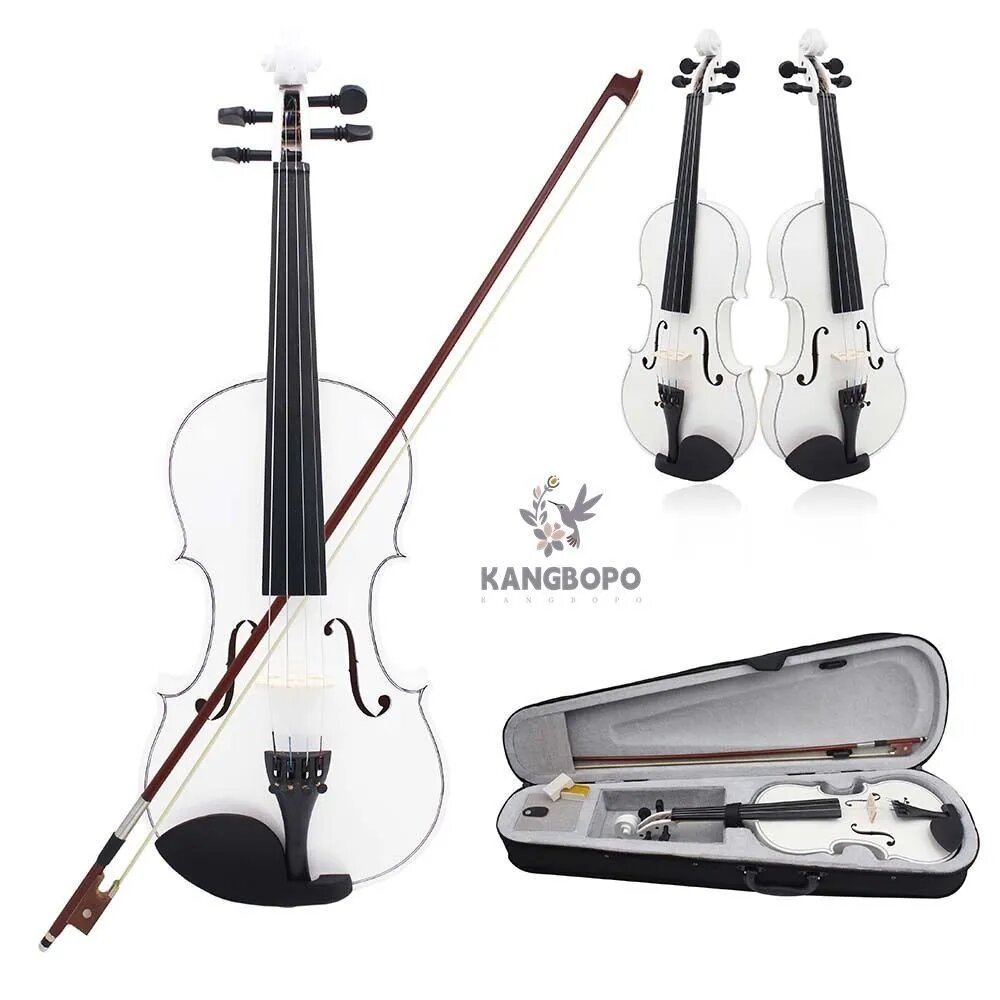 Скрипка из цельного дерева студенты, дети, начинающие, взрослые играют на скрипке 4/4