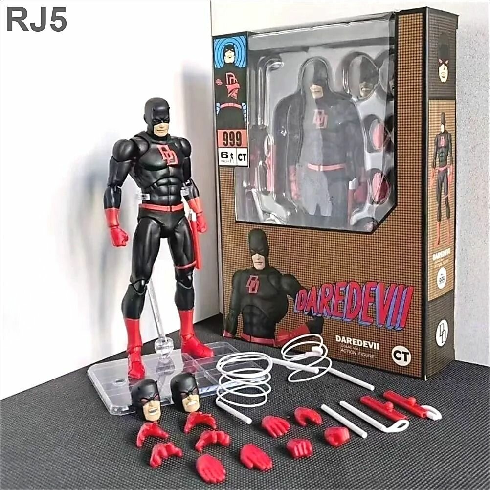 CT Toys MAFEX223 Версия Комиксов Daredevil Черная Фигурка Сорвиголовы Мэтта Мердока