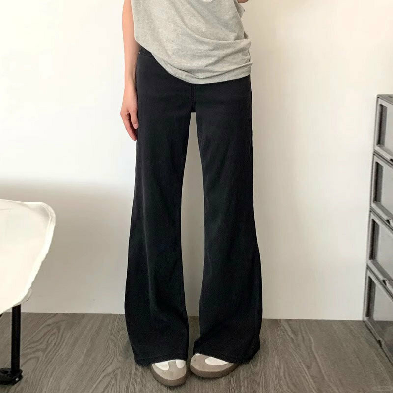 LI Mall Унисекс джинсы пустынный стиль пятнистые широкие для паркура деним