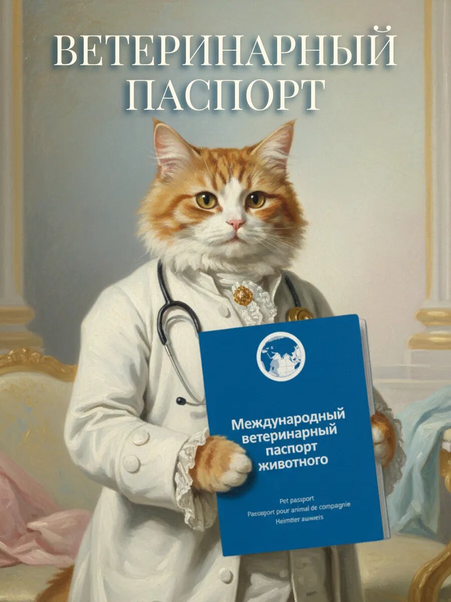 Ветеринарный паспорт для кошек и собак