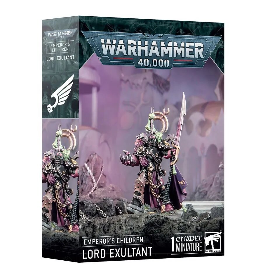 Миниатюры Warhammer 40000: Emperor's Children - Lord Exultant, масштаб: 1:1