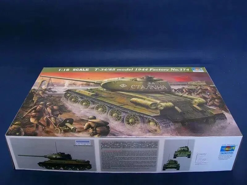 Trumpeter 00902 1/16 T-34/85 1944 Factory No 183 Модель сборки танков