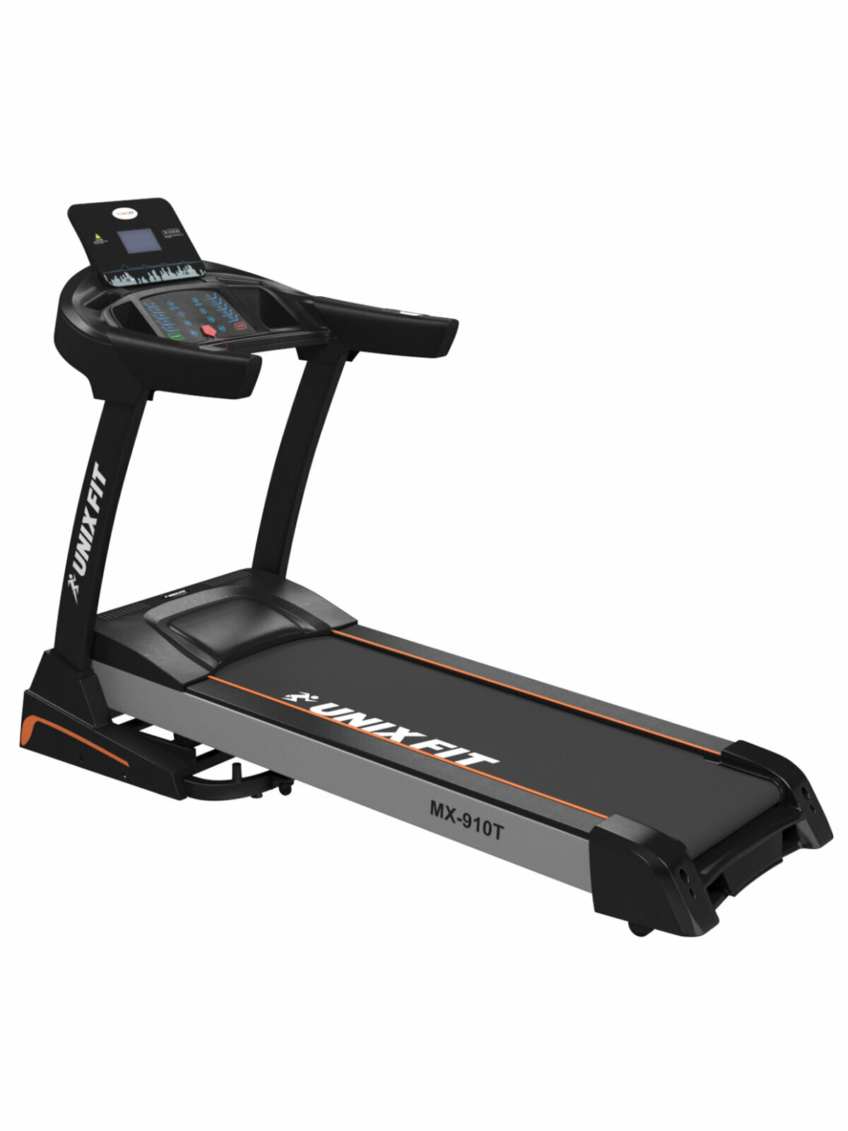 Беговая дорожка UNIX Fit MX-910T складная, пиковая мощность 4 л. с, до 160 кг, беговое полотно 137x48.5 см, 1-18 км/ч