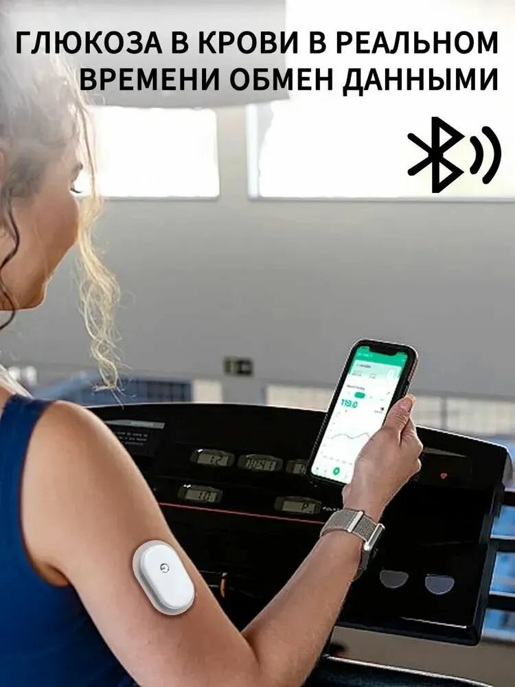 Датчик GS1 Sibionics. Непрерывный монитор, Срок действия: апреля 2027 года