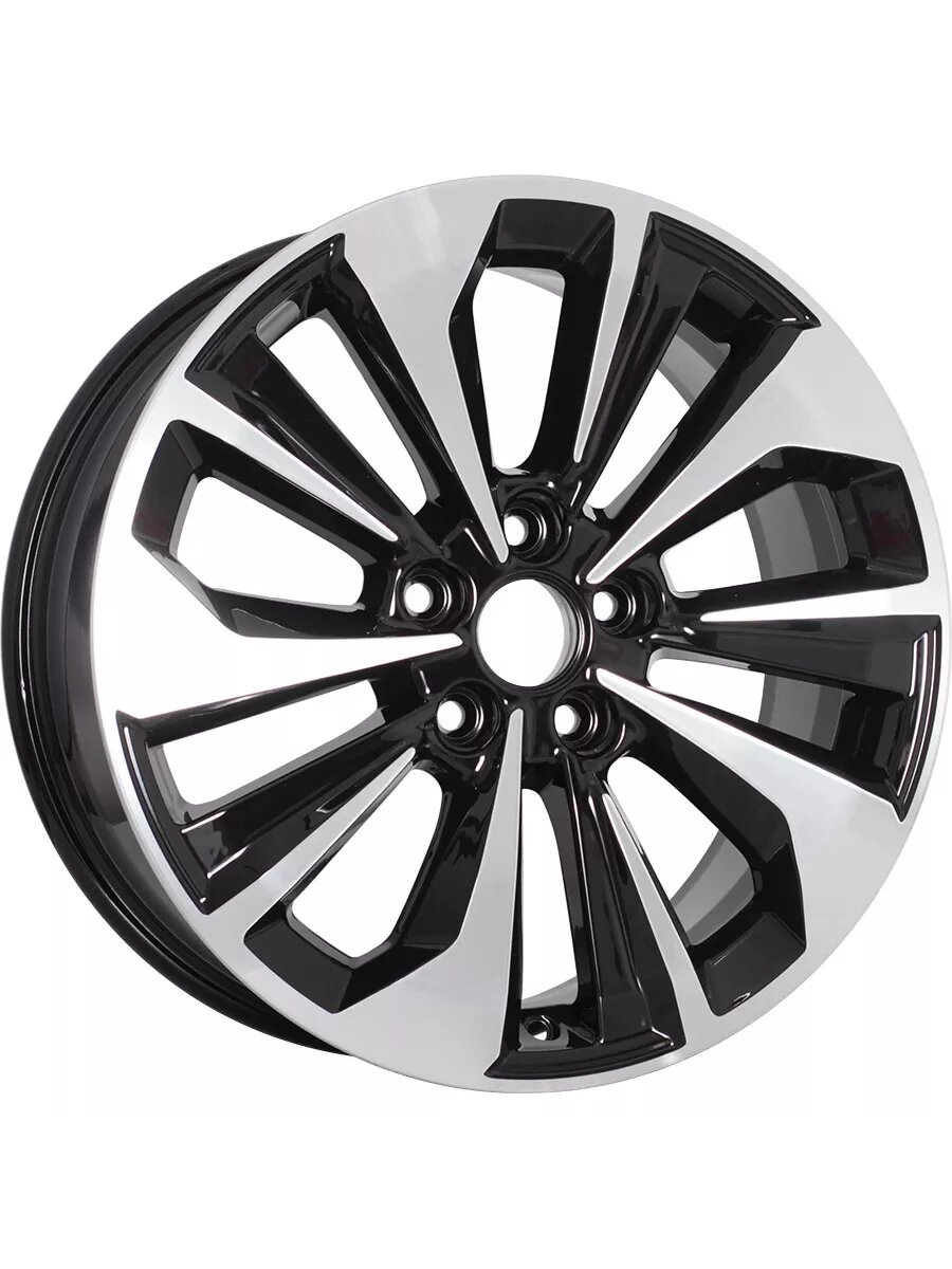 Диски автомобильные КиК Авиор R17x7 5x114.3 ET40 CB66.1 Almaz_black