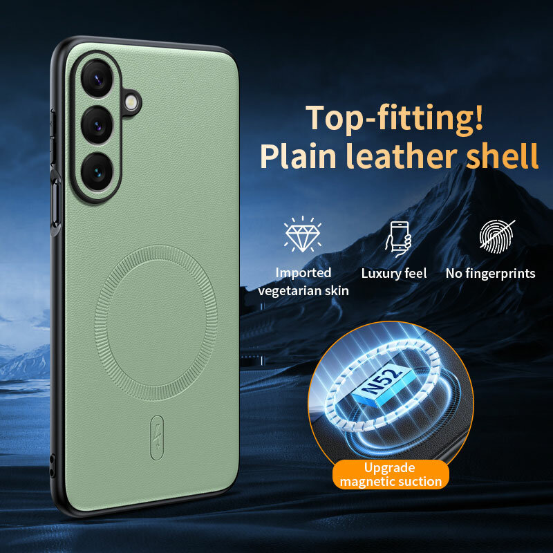 Чехол Для Samsung Galaxy S26 Plus / Самсунг Галакси S26+, матовая поверхность, чехол-кардиомонитор, искусственная кожа, поликарбонат (PC), защита камеры, ударопрочный, усиленные углы, soft touch, Samsung,