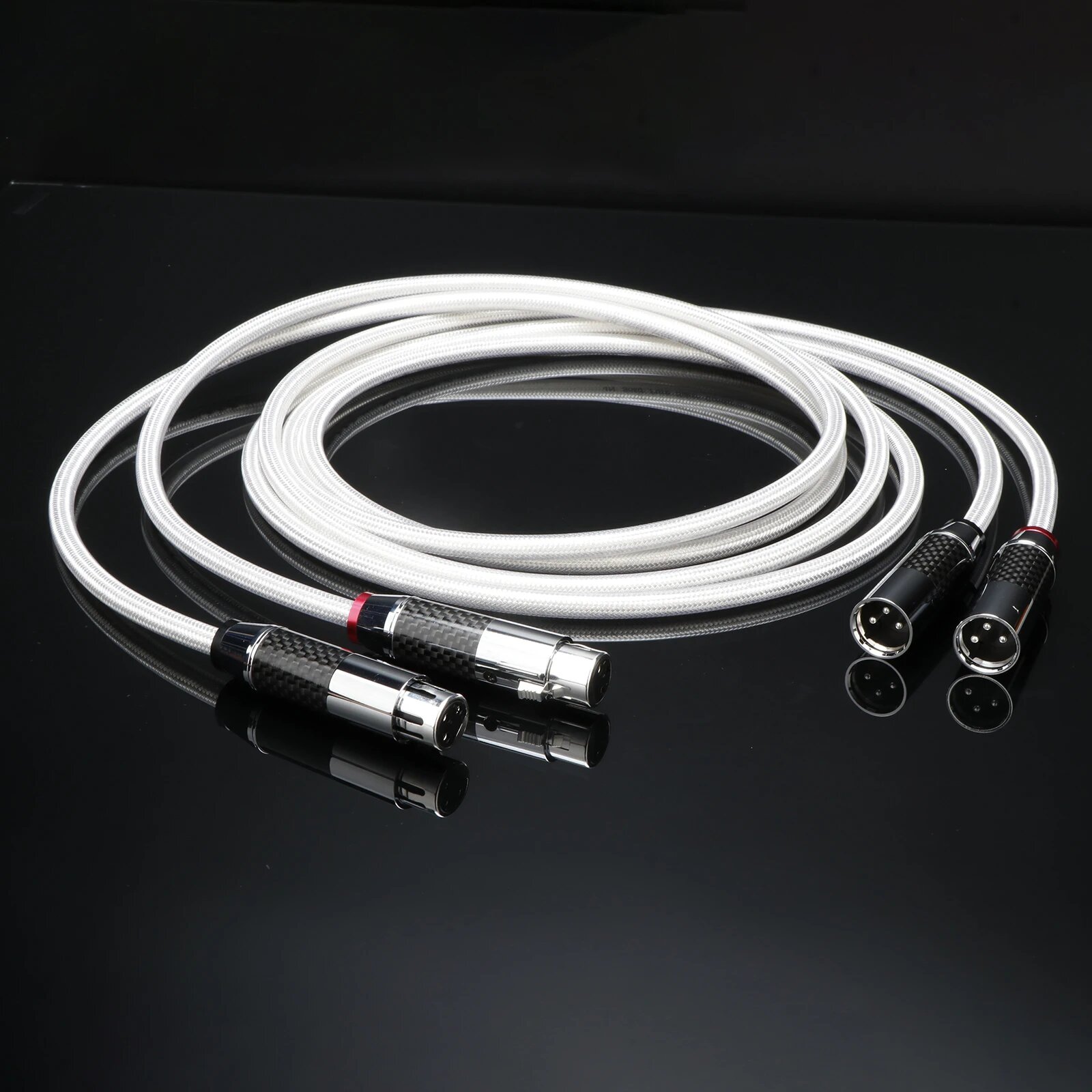 Preffair XLR Аудиокабель OCC Серебряный 4 Жилы X407XR1801 XLR, 0.5m