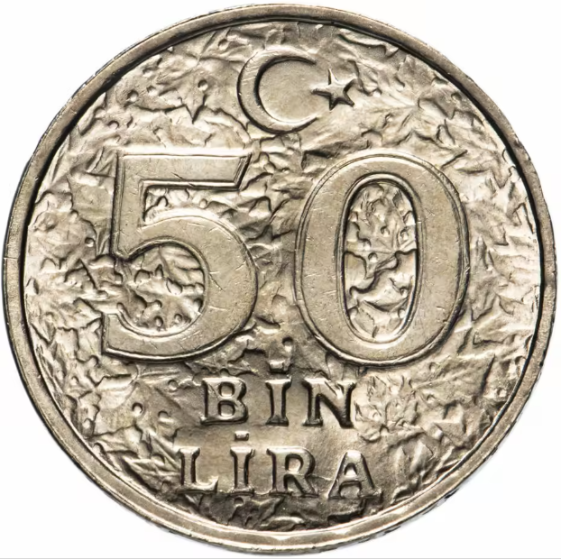 Турция 50000 лир (50 bin lira) 1996