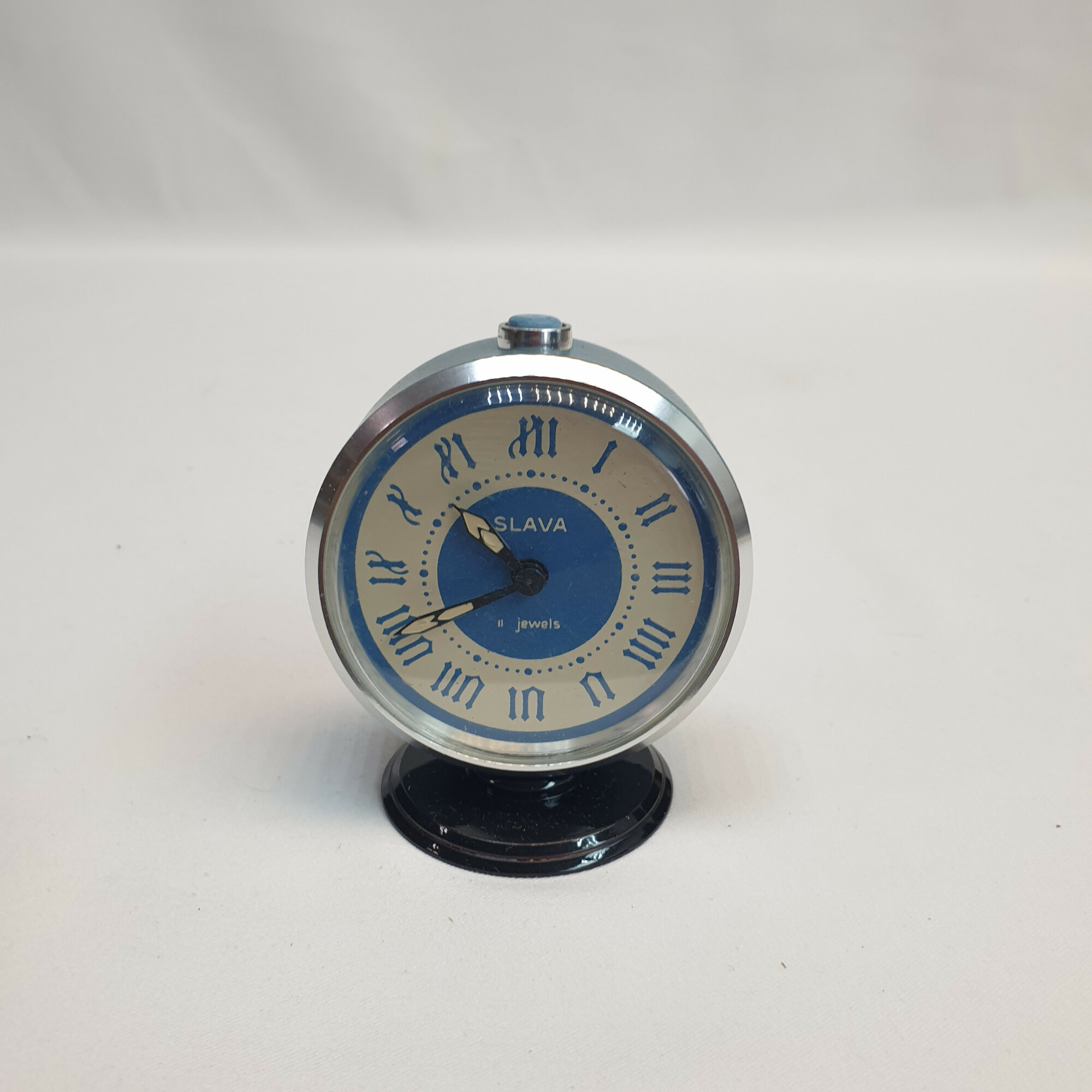 Часы механические "Слава", металл, рабочие. СССР