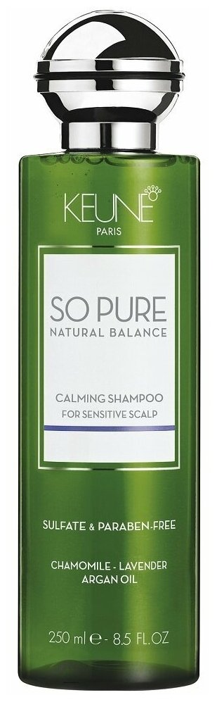Шампунь Keune So Pure Calming Успокаивающий для чувствительной кожи головы, 250 мл