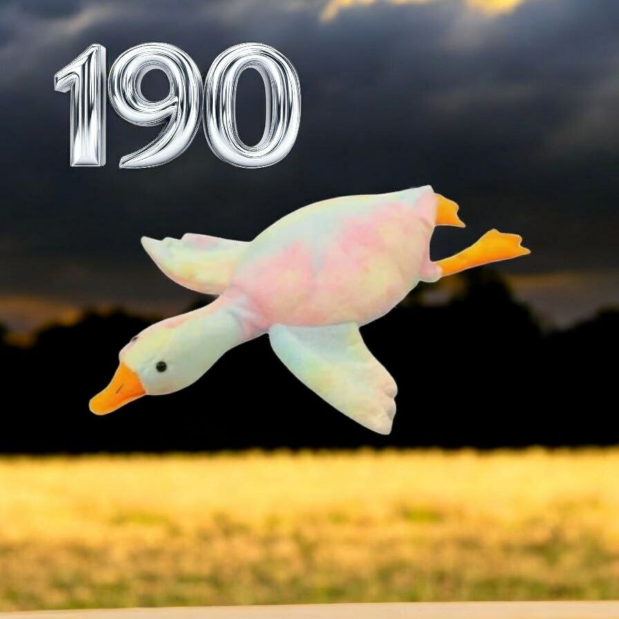 Мягкая игрушка Гусь, Разноцветный 190 см