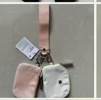 Двухсекционная сумка-кошелек на запястье в стиле Lulu, модная женская сумка на запястье, кошелек для монет.