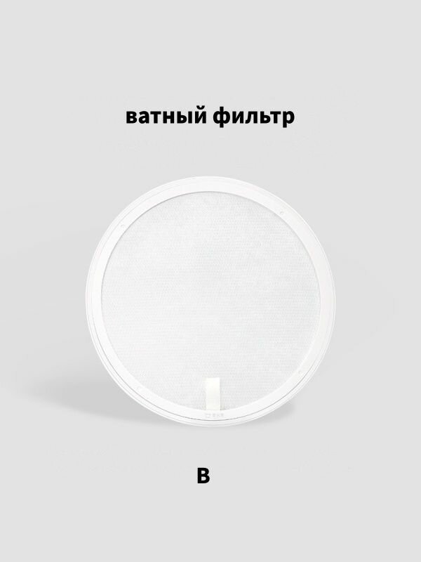 Сменный фильтр для маникюрного пылесоса ONAIL, Фильтр из термобондированного волокна (средний слой) 10 шт