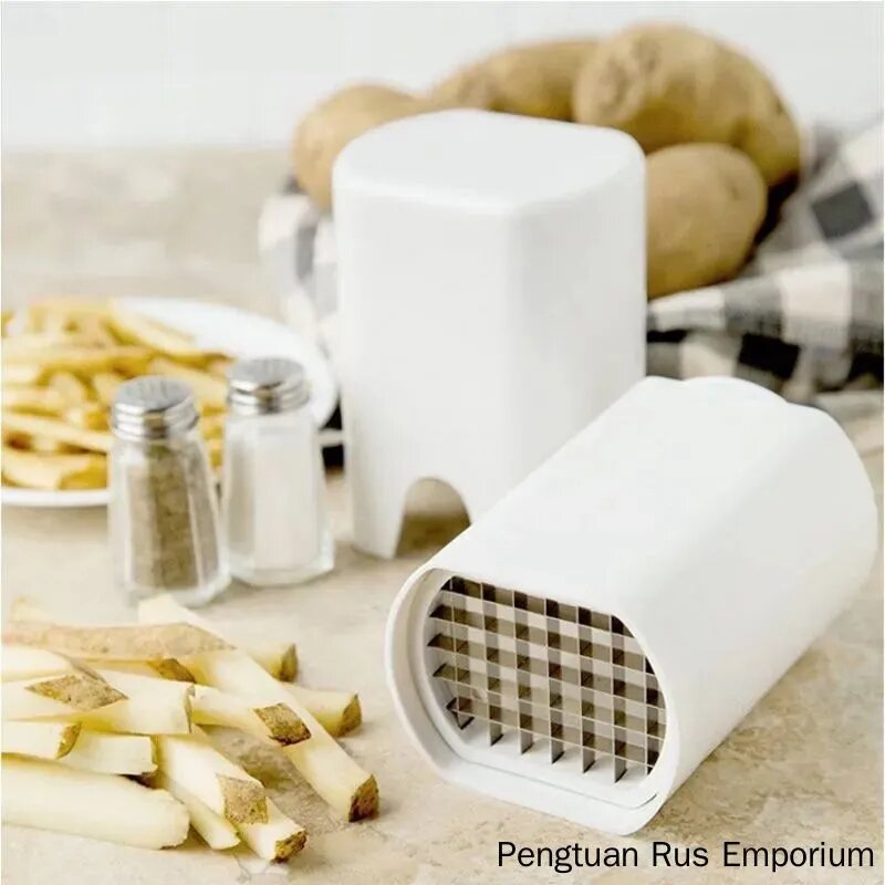 (Ручная) Картофелерезка / Машинка для резки картофеля фри из нержавеющей стали / Овощерезка