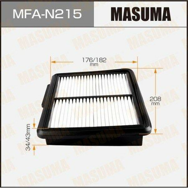 Фильтр воздушный MASUMA MFA-N215 INFINITY M37/ Q70 10->