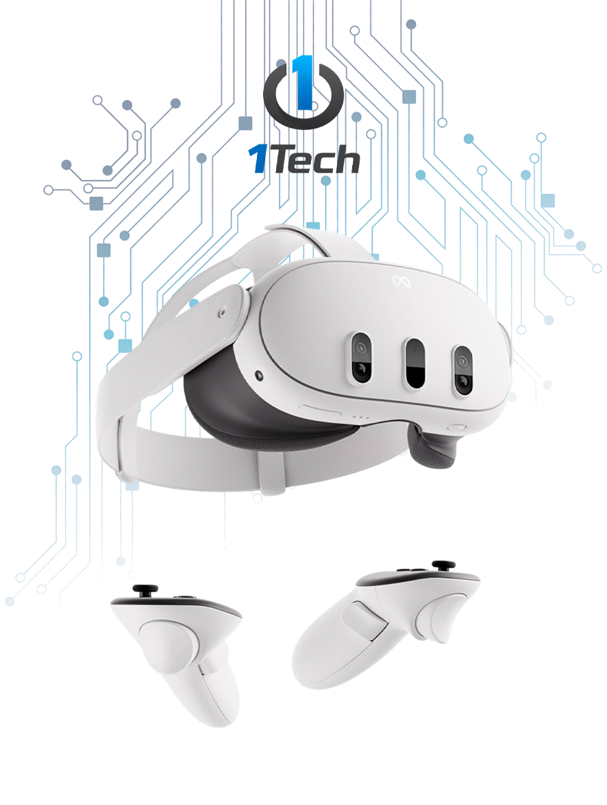 Очки виртуальной реальности Oculus Quest 3 (VR шлем), 512 ГБ, белый