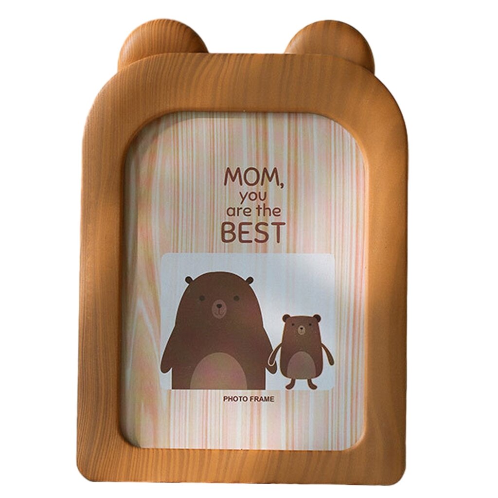 Медведь картинка рамка и настенные ковры фото детская комната 7 -дюймовый мультфильм декорации детского сада декорации дети подарок