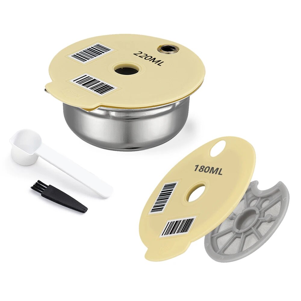 Многоразовые фильтры для кофемашины Bosch Tassimo из нержавеющей стали As Picture