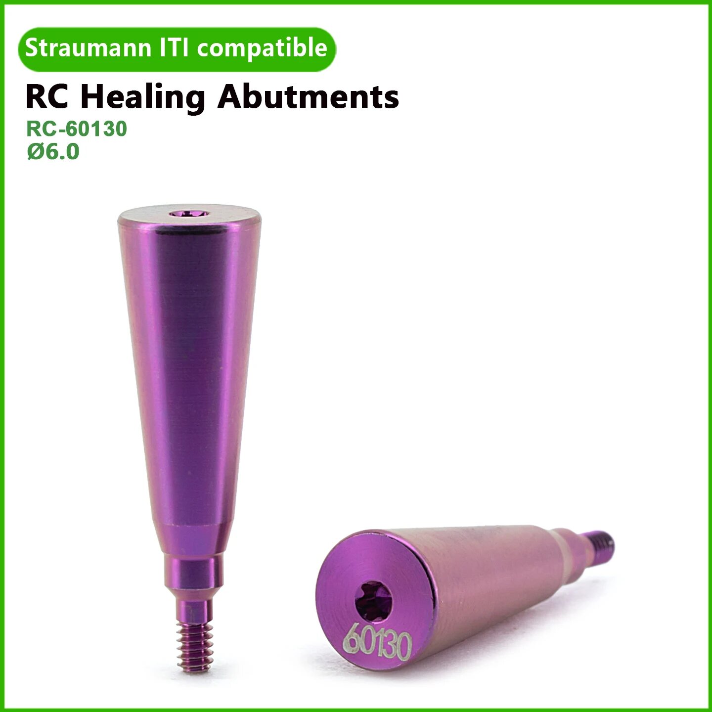 RC Healing Abutment Straumann Ø6.0, 60130 RC