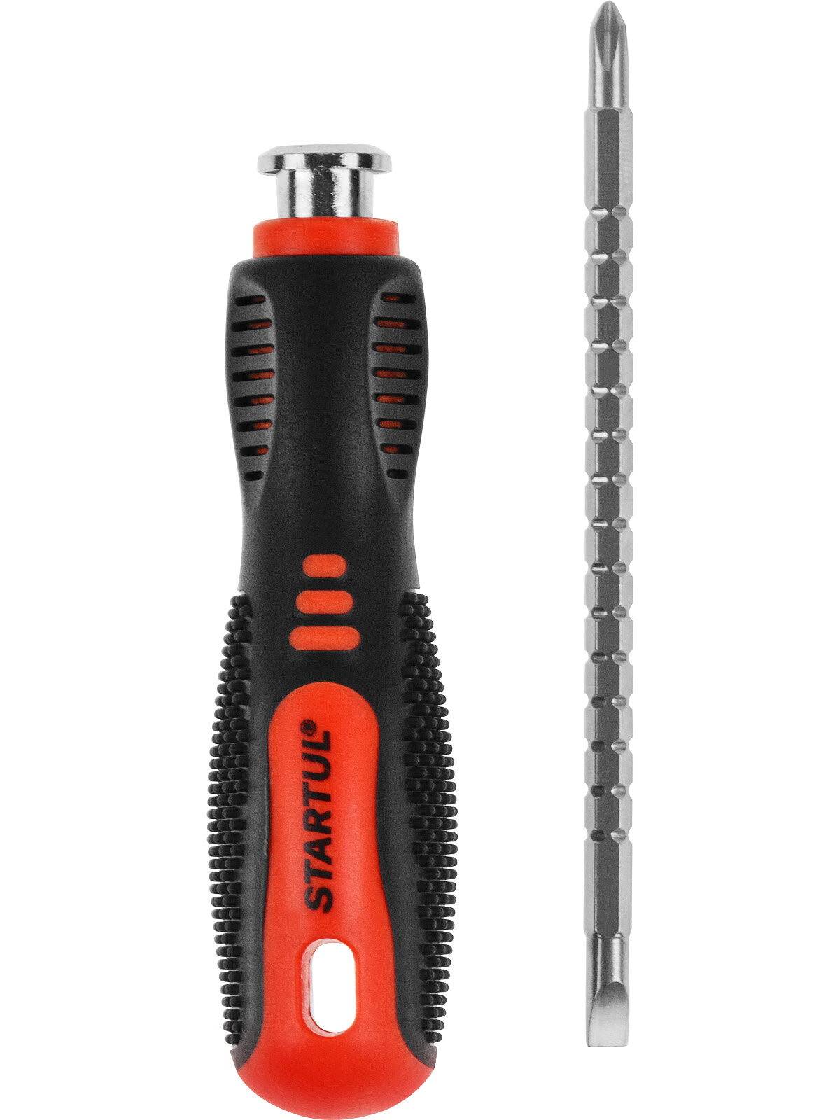 Отвертка двухсторонняя комбинированная магнитная PH1/SL5 100 мм STARTUL Master (ST3094-1)