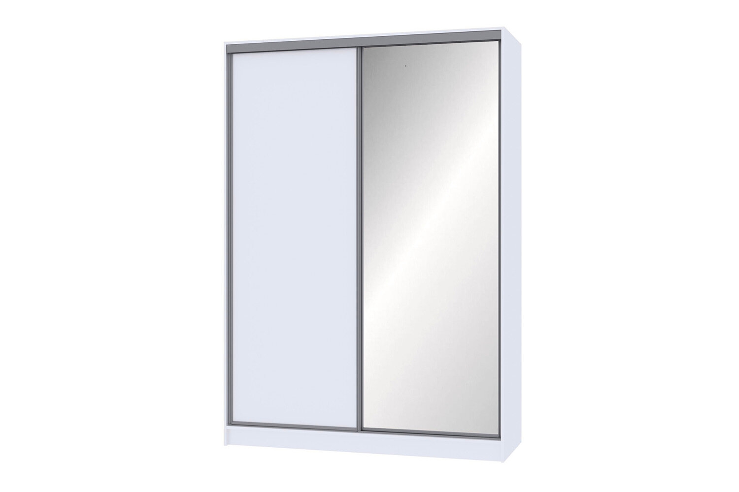 Шкаф-купе Hoff Home, 160х229,5х59,5 см, для одежды, ЛДСП, с зеркалом, цвет белый