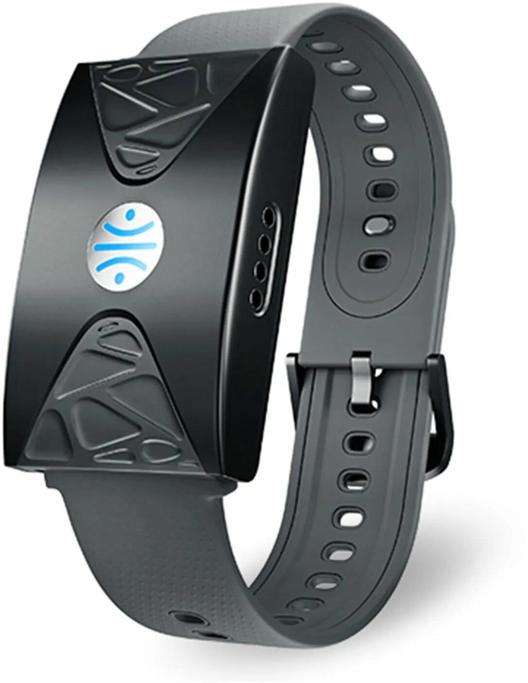 Смарт-браслет HEALBE GoBe U,  черный/серый/ серый [hlb40gr]