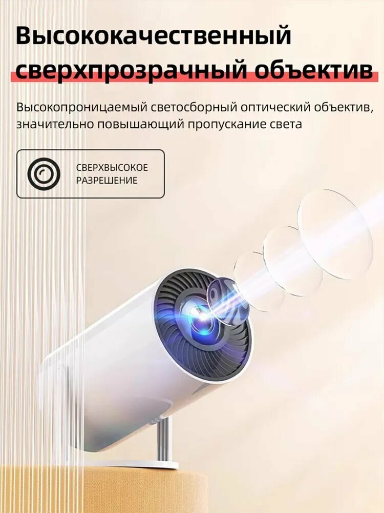 Проектор, 1LCD, белый — фото 1
